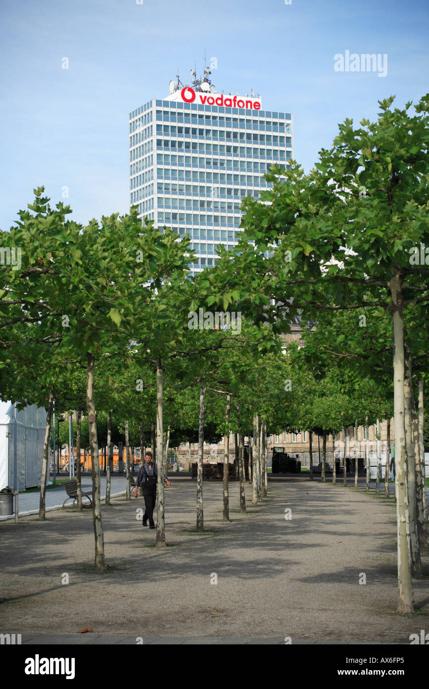 vodafone headquarter in dusseldorf. northrhine westphalia, germany ...