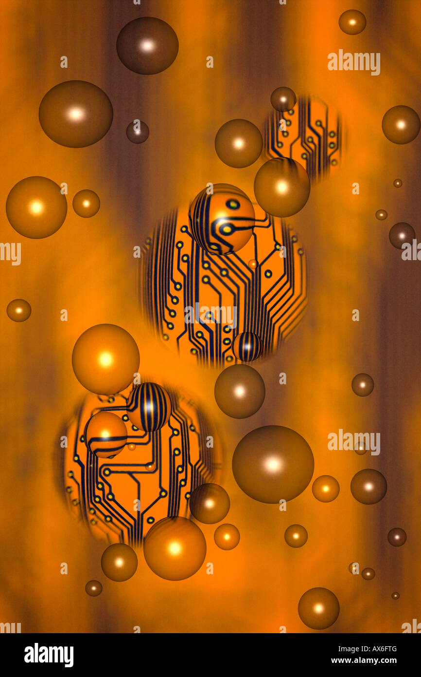 Abstract computer motherboard hi-res stock photography and images - Alamy