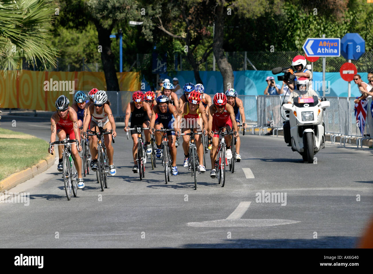 Bike group athens hi-res stock photography and images - Alamy