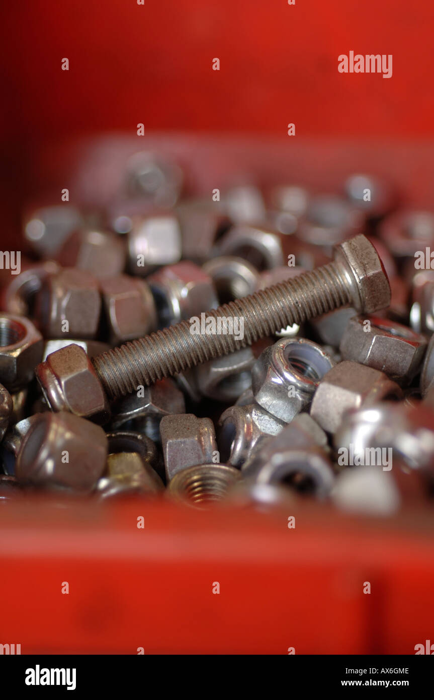 Nut and Bolts Stock Photo - Alamy