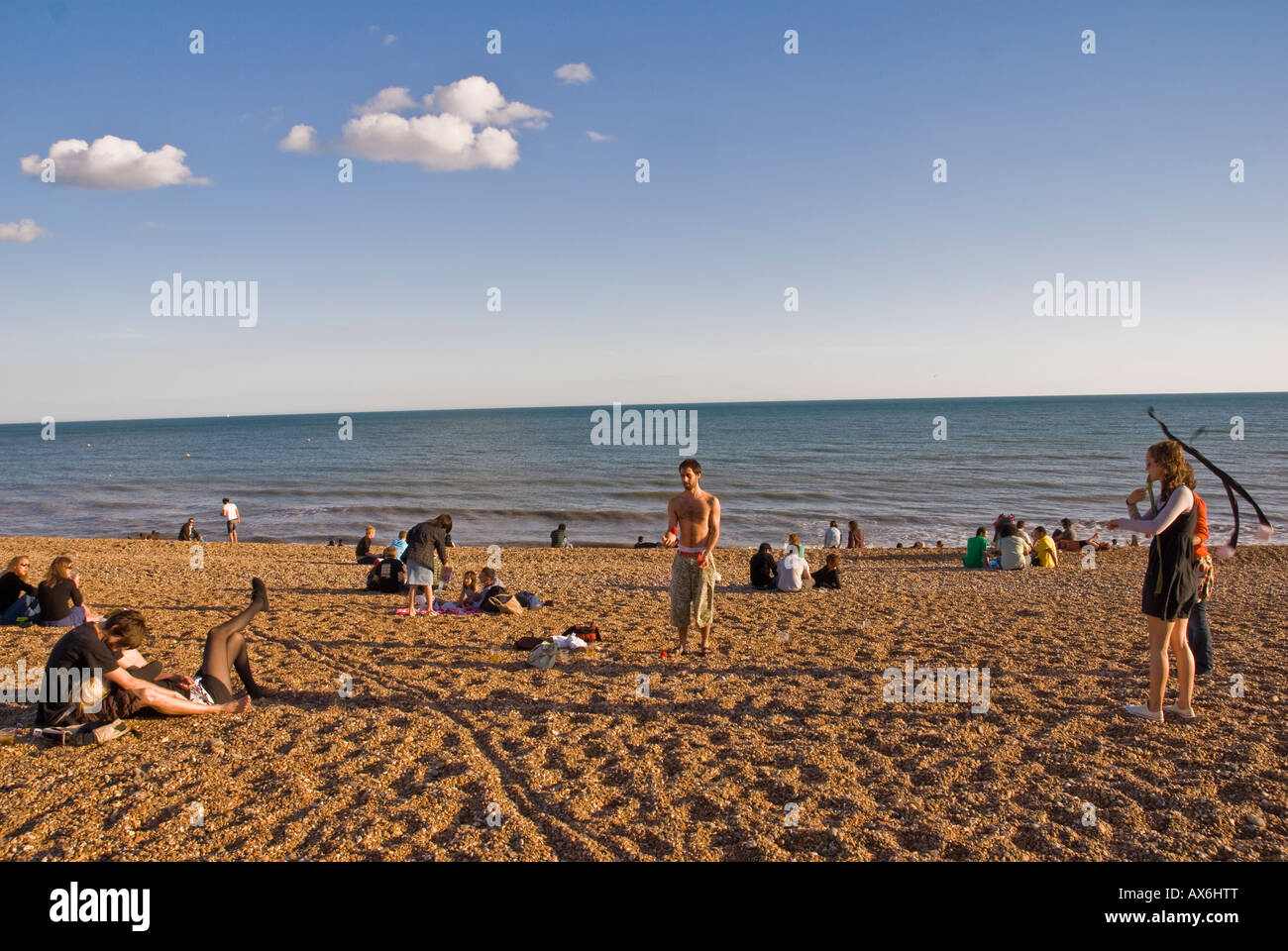 Brighton beach party hi-res stock photography and images - Alamy