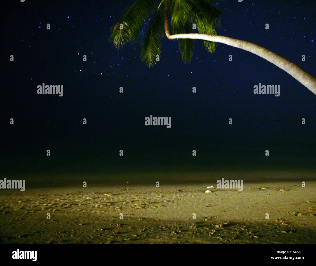 stars over the ocean Stock Photo - Alamy