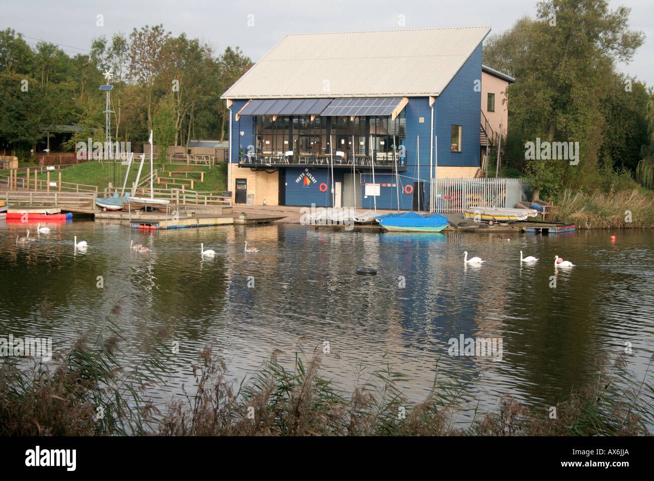 Arrow Valley Lake visitor centre Stock Photo - Alamy