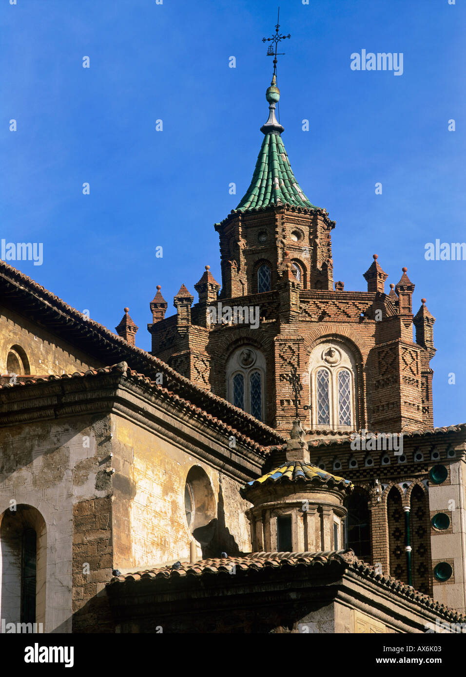 Huesca Cathedral Mudejar Architecture, Aragon, Northern Spain, Gothic ...