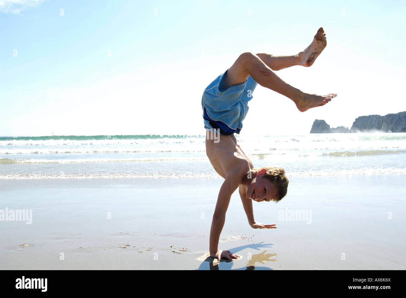 Handstand Child High Resolution Stock Photography and Images - Alamy