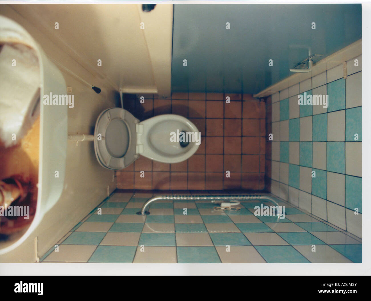 High angle view of toilet bowl Stock Photo - Alamy