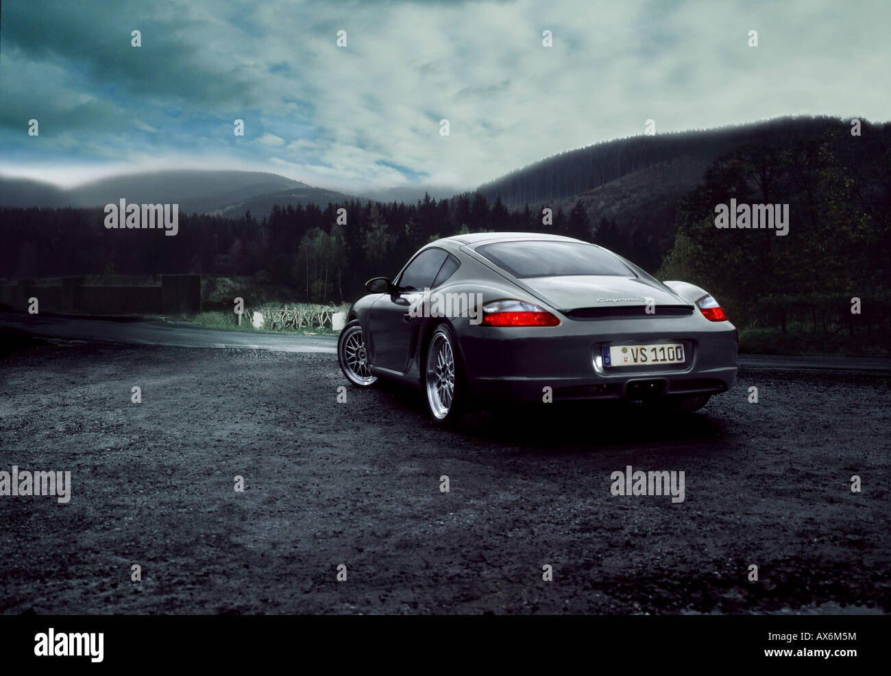Car on road Stock Photo - Alamy