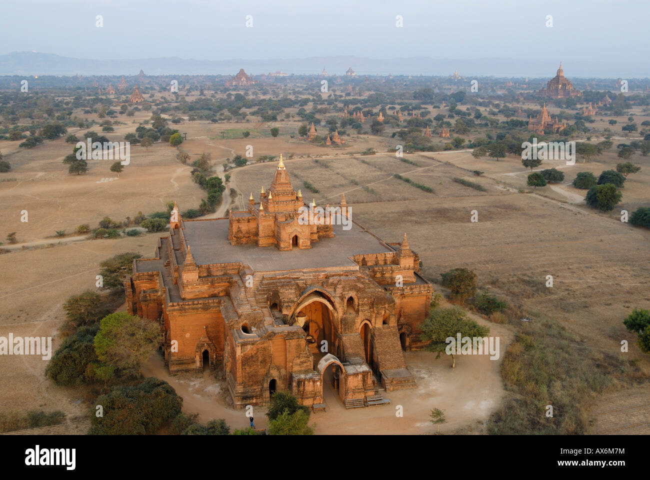 High angle view of temple, Pagan, Myanmar Stock Photo - Alamy