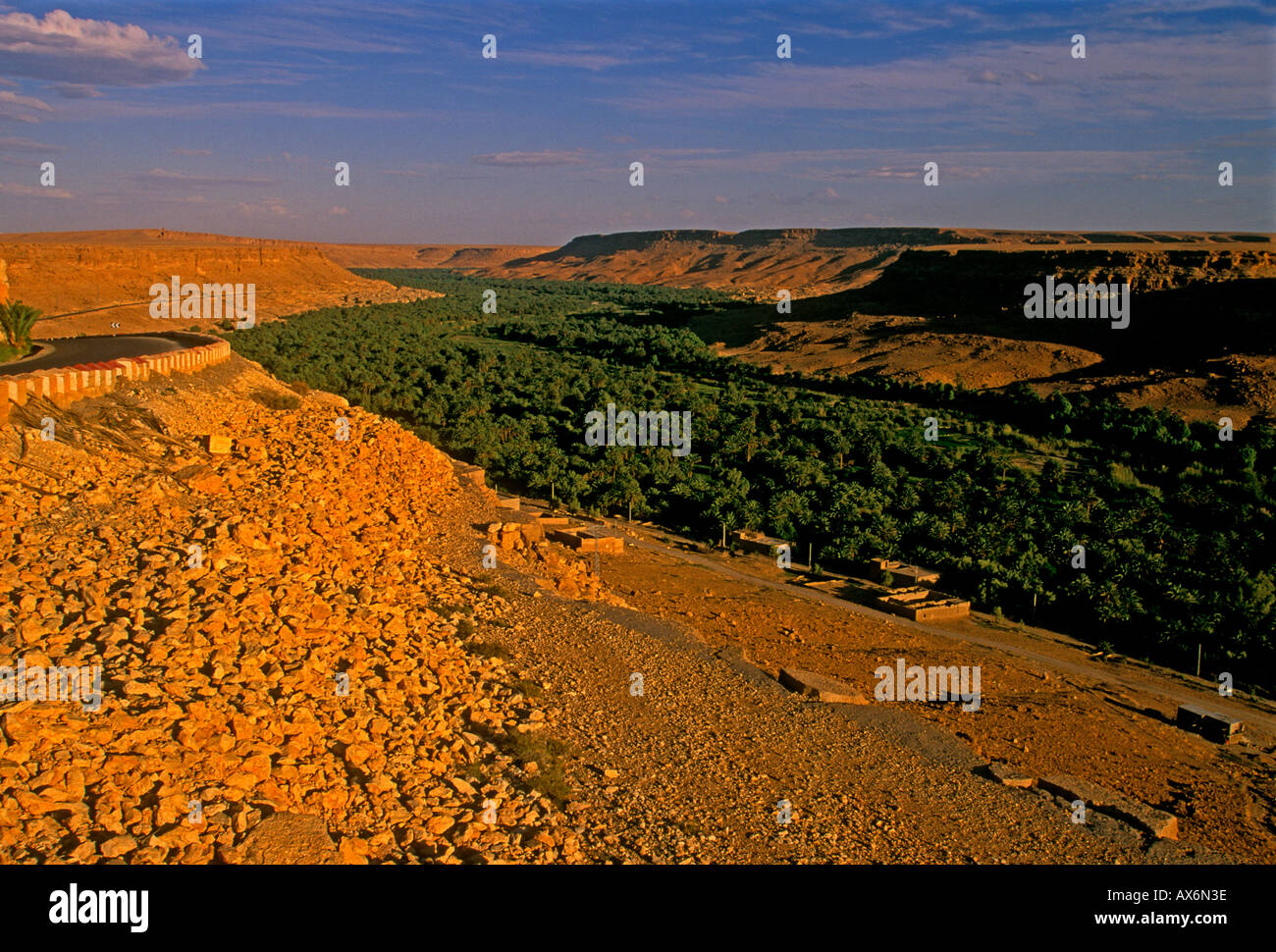 oasis at village of Oulad Aissa, Oulad Aissa, between Er-Rachidia and ...