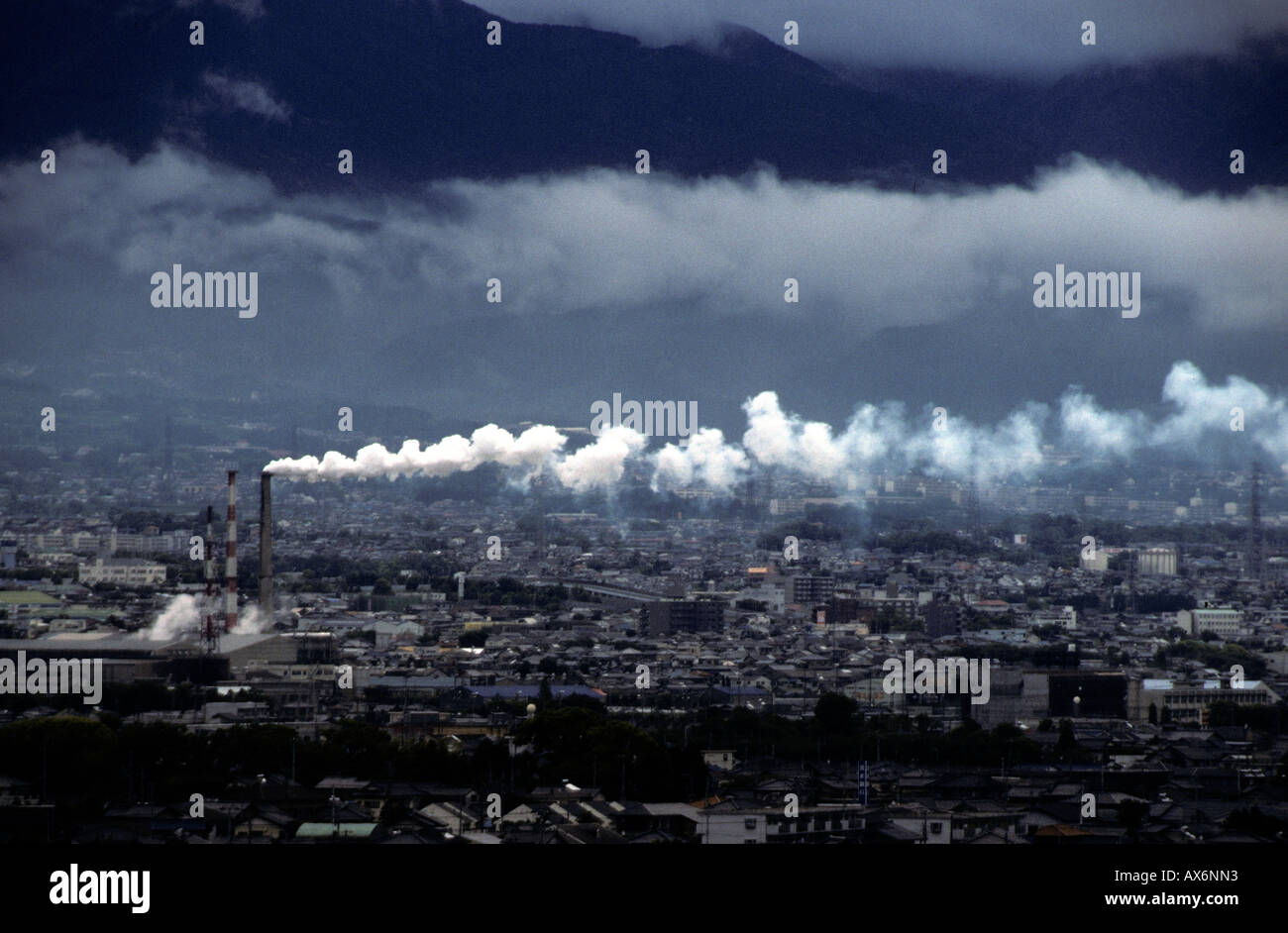 Industrial pollution Fujisawa Honshu Japan Stock Photo - Alamy