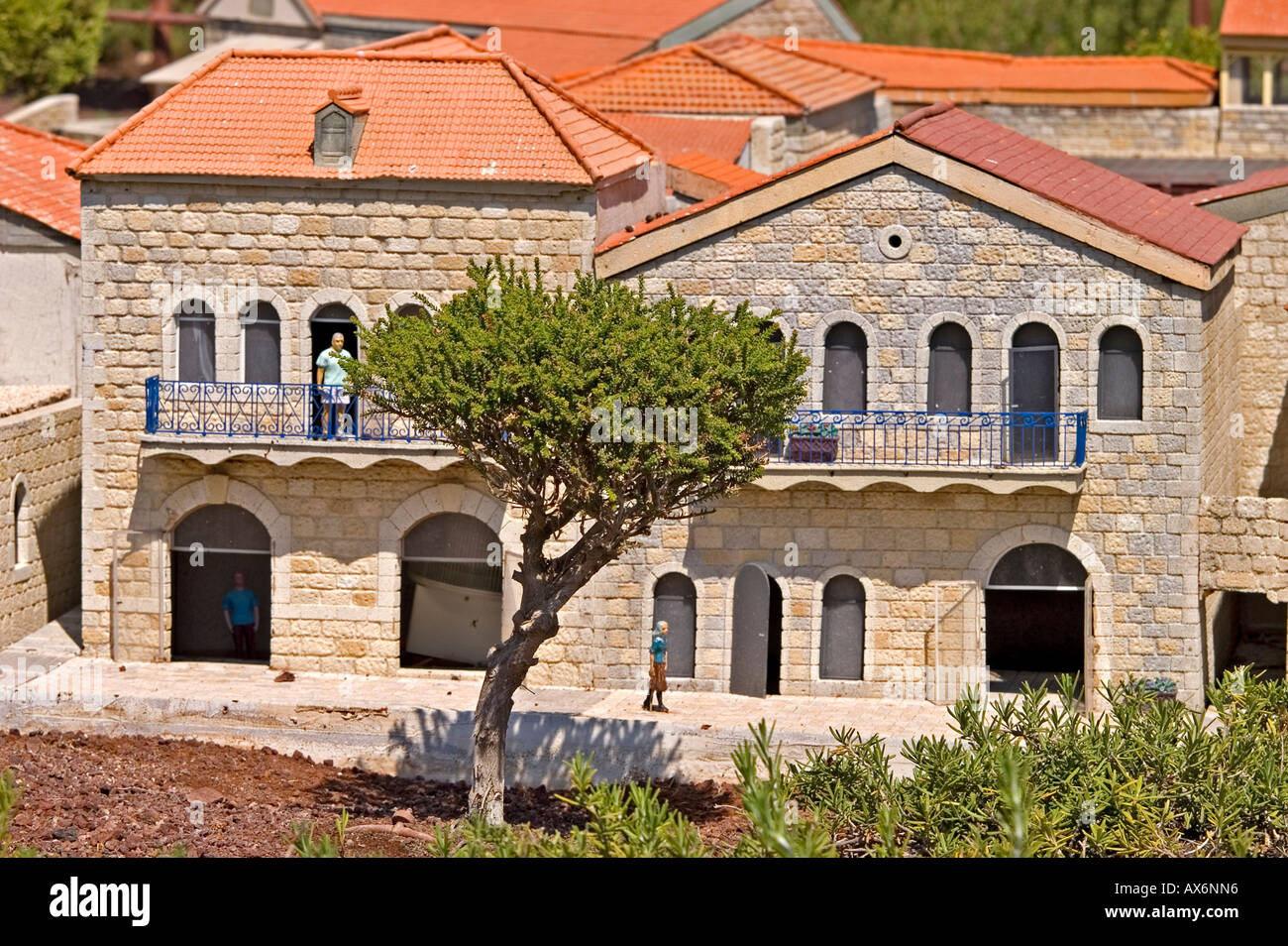 Jerusalem architecture at Mini Israel Stock Photo - Alamy