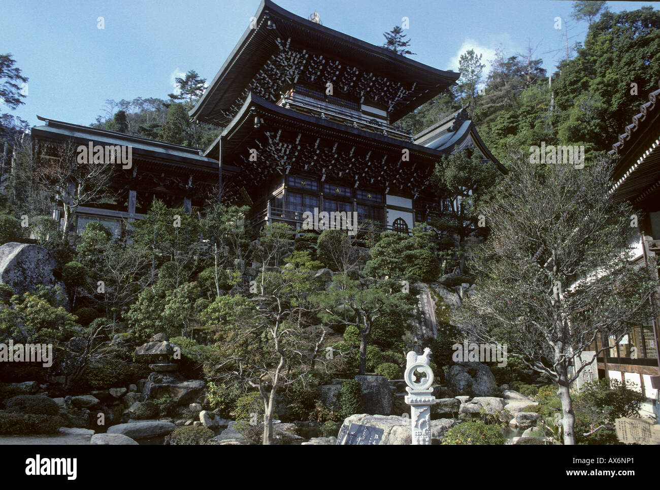 Shrine Miyajima Island Japan Stock Photo - Alamy