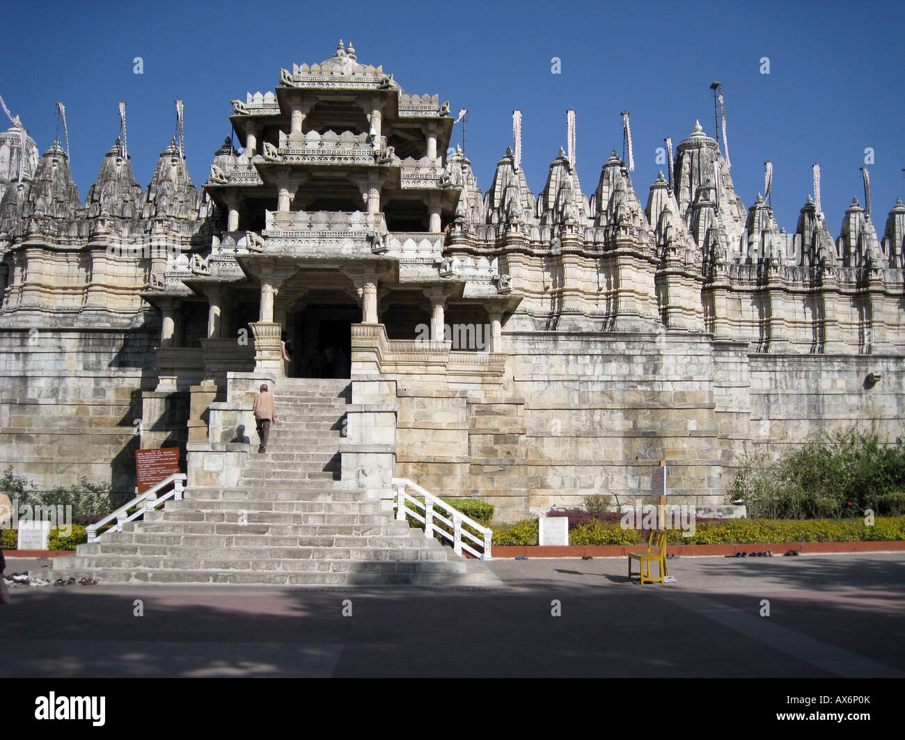 Jain temple in Ranakpur Rajasthan India Stock Photo - Alamy