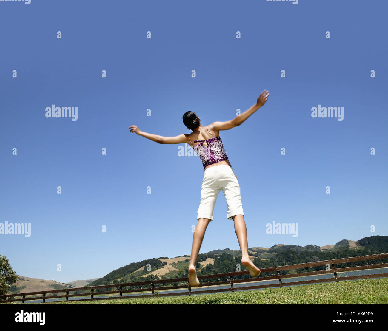 Joy woman ethnic sky hi-res stock photography and images - Alamy