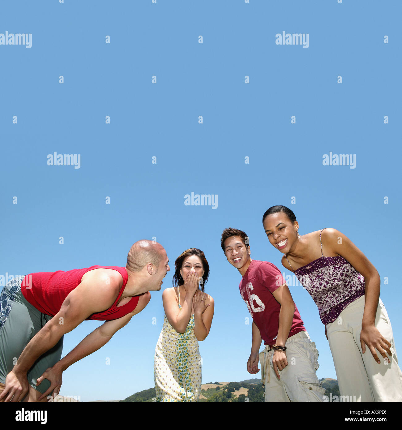 Young people having fun Stock Photo - Alamy