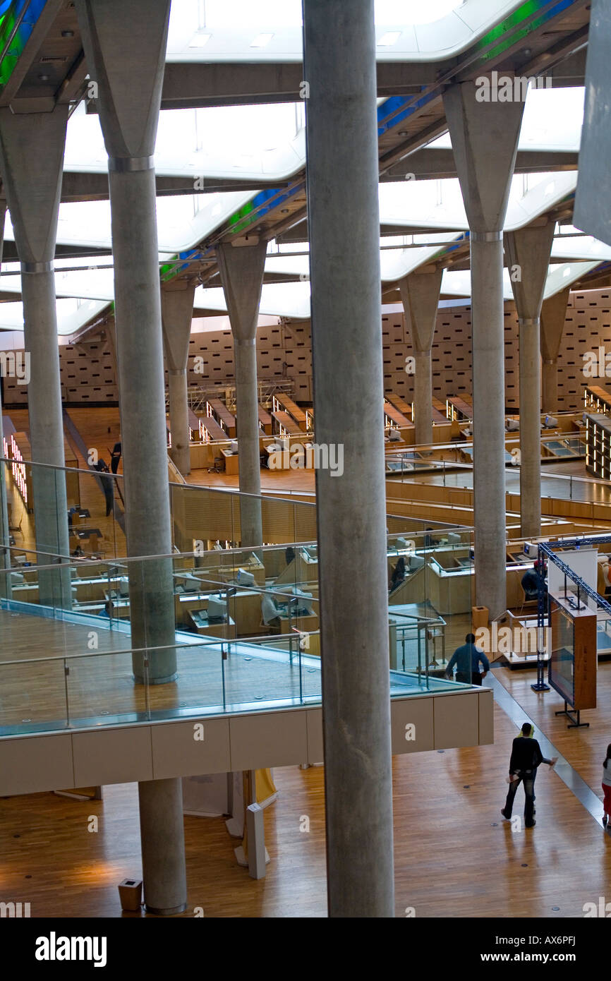 Interiors of library Oslo Norway Stock Photo - Alamy