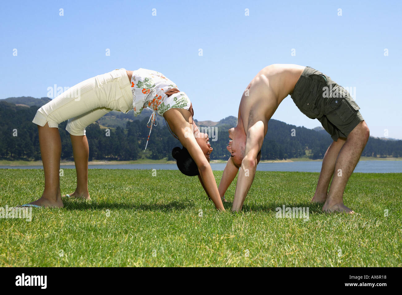 Bend over backwards upside down hi-res stock photography and images - Alamy Bend over backwards upside down hi-res stock photography and images - Alamy