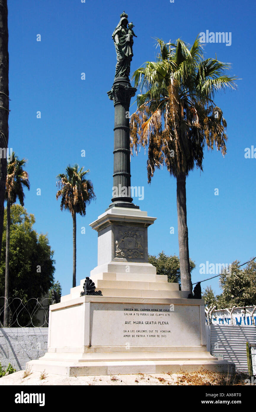 Israel Haifa a statue of the virgin Carmen Virgen del Carmen Reina de ...