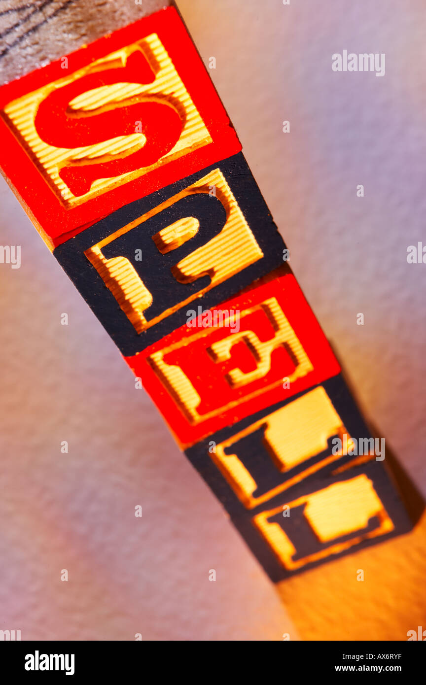 Spelling spell hi-res stock photography and images - Alamy
