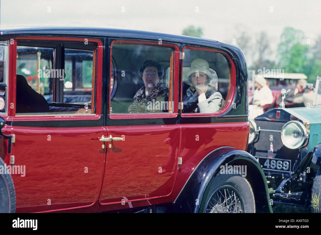Old lady in car hi-res stock photography and images - Alamy