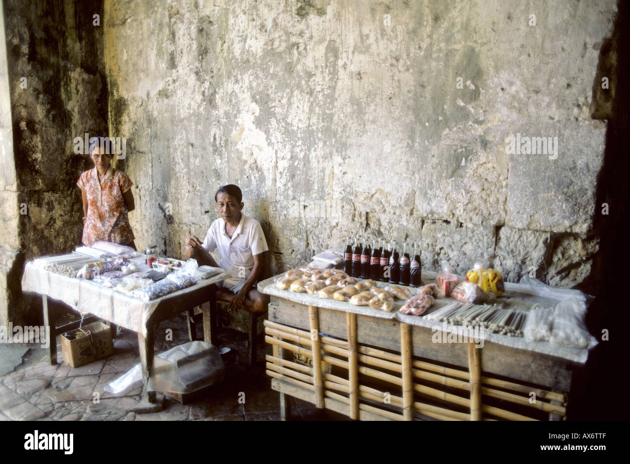 Market stall Cebu Philippines Stock Photo - Alamy