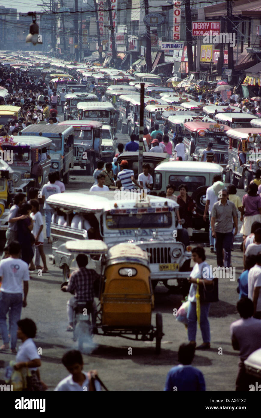 Traffic jam Manila Philippines Stock Photo - Alamy