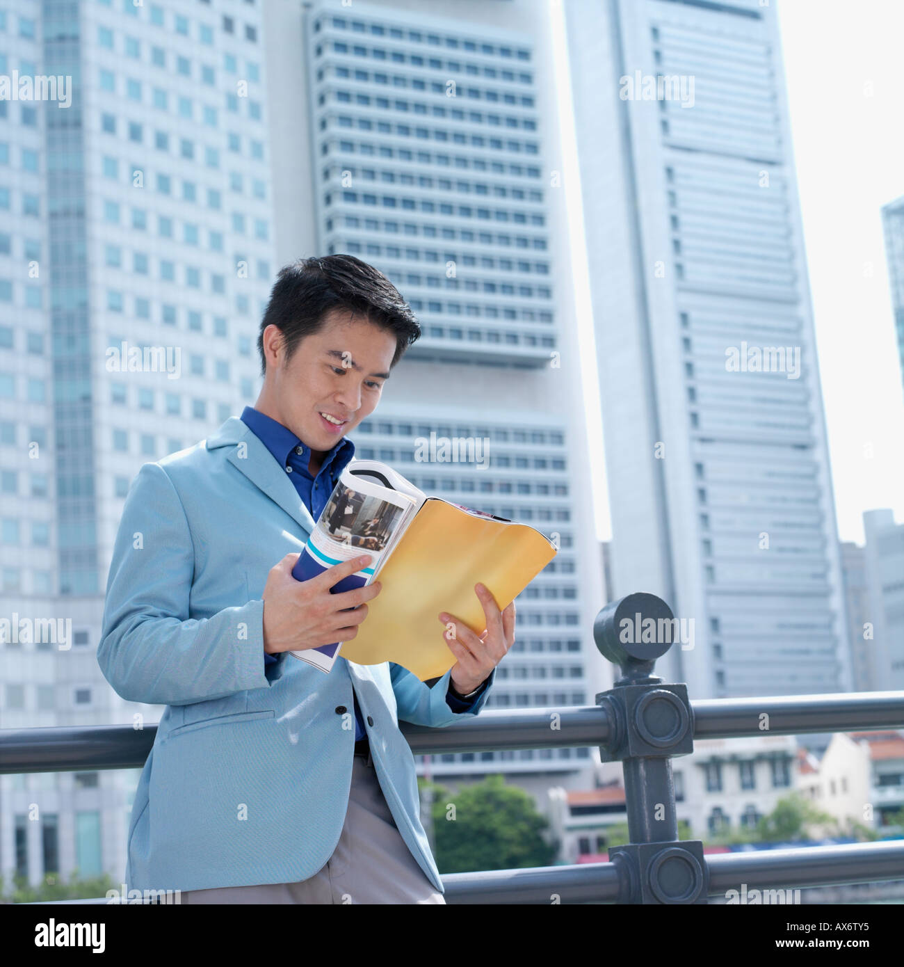 Railing magazine hi-res stock photography and images - Alamy