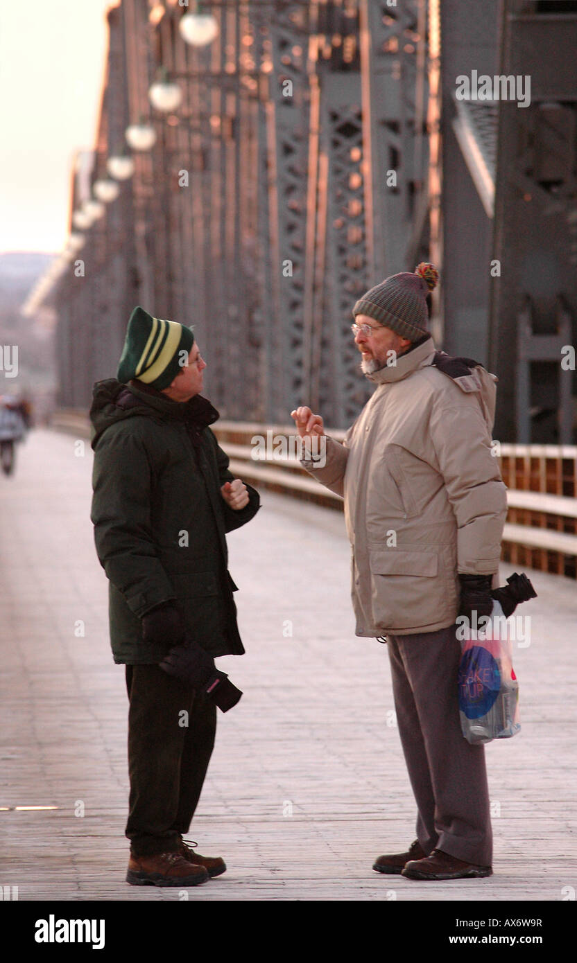 Stop for a chat hi-res stock photography and images - Alamy