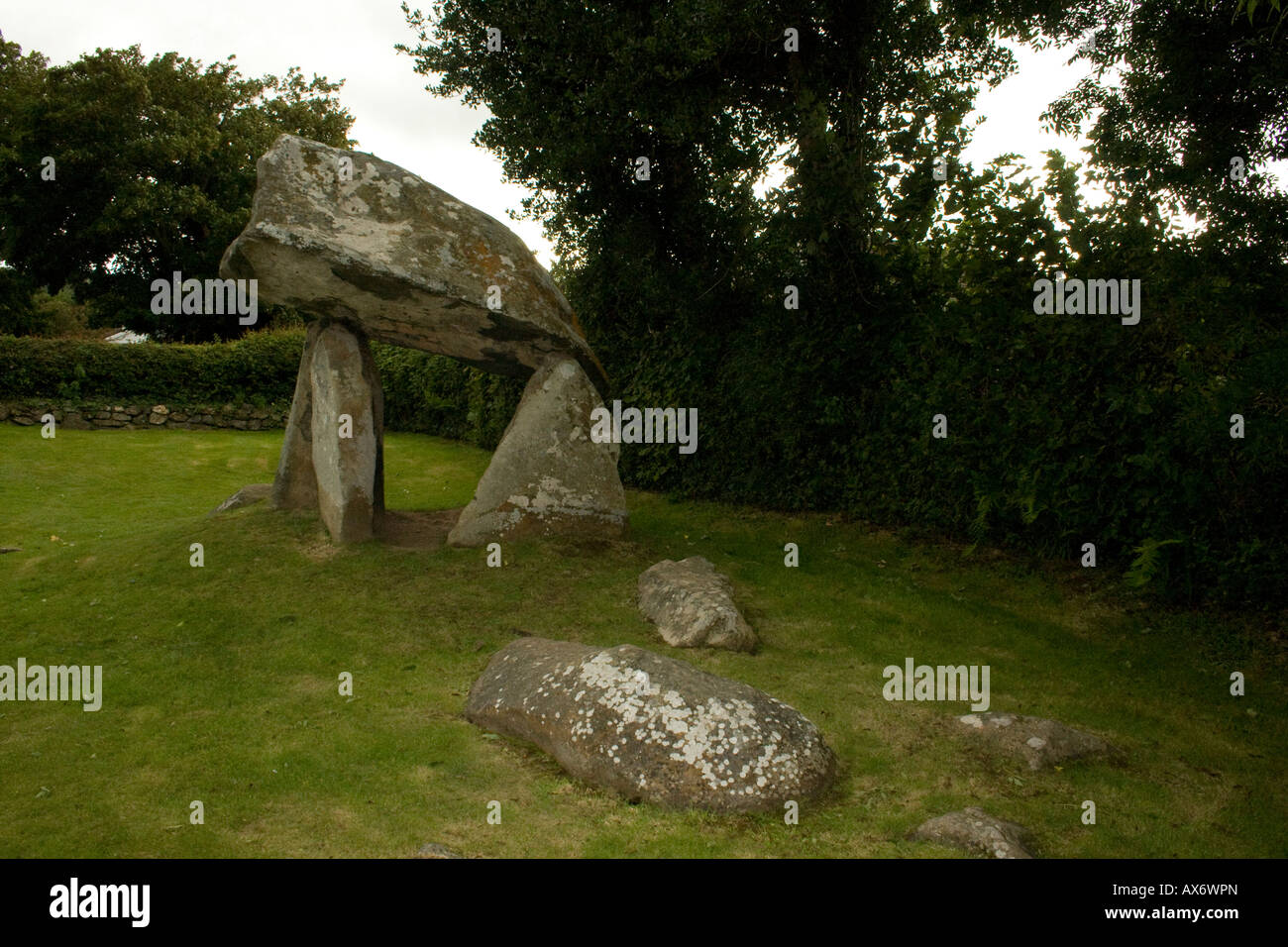 Carreg Coetan Arthur Burial chamber (Dolmen) in Newport Pembrokeshire ...