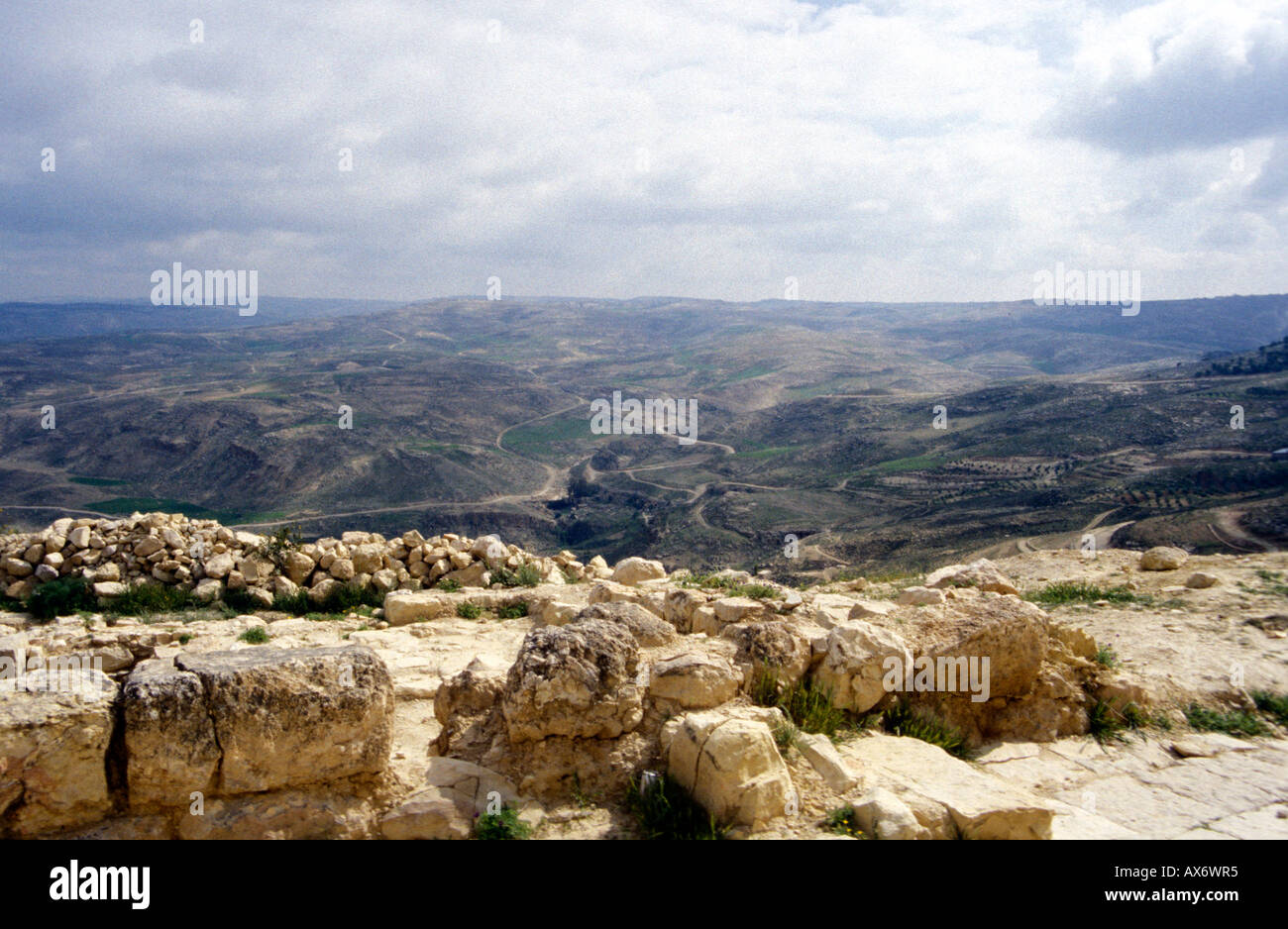 JORDAN Local Caption Mt Nebo Land of Moses Stock Photo - Alamy