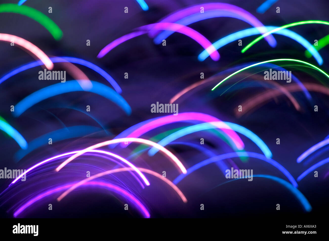 Multi colored lights in motion Stock Photo - Alamy