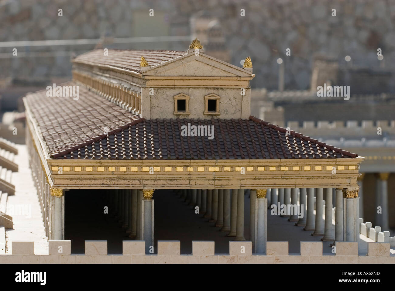 Israel Jerusalem Israel Museum Model of Jerusalem in the late second ...