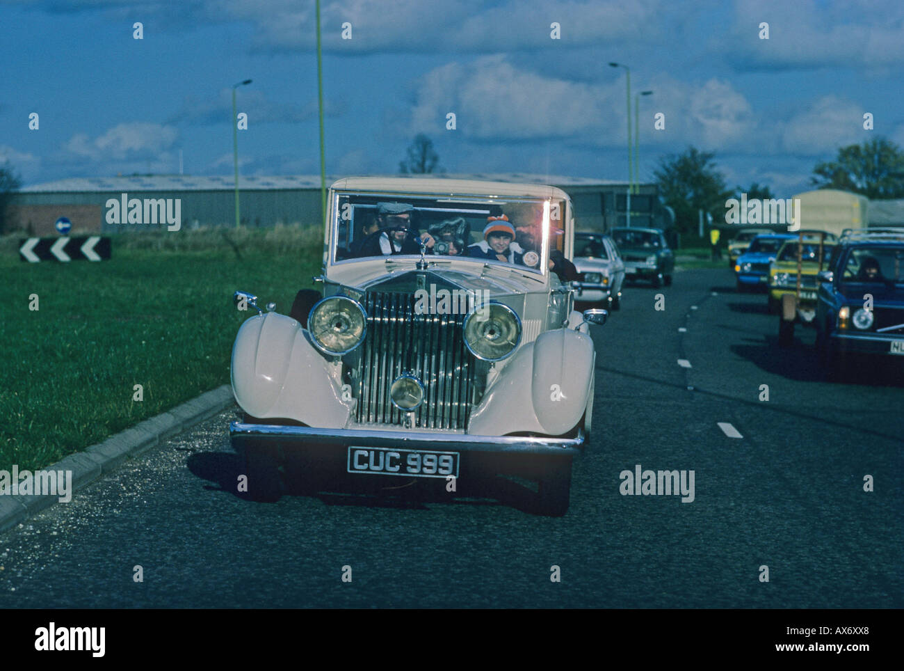 A classic car in Kent district U.K. Europe Stock Photo - Alamy