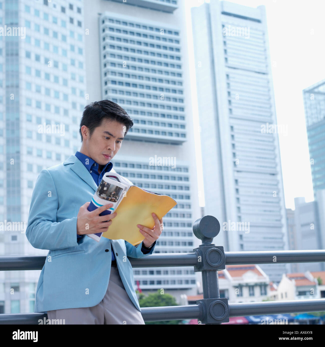 Railing magazine hi-res stock photography and images - Alamy