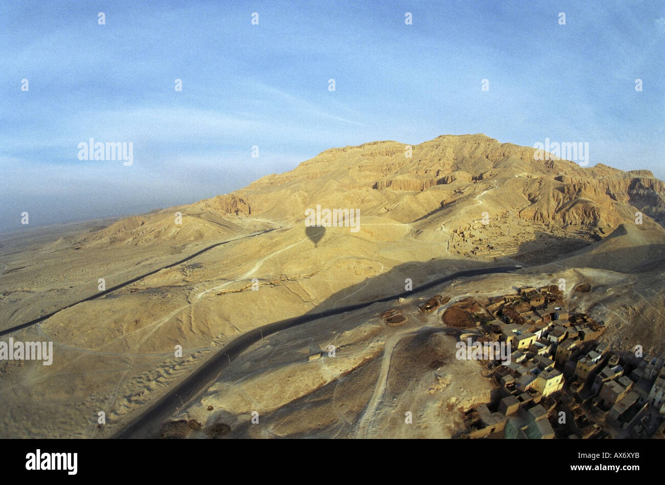 Aerial view village egypt hi-res stock photography and images - Alamy