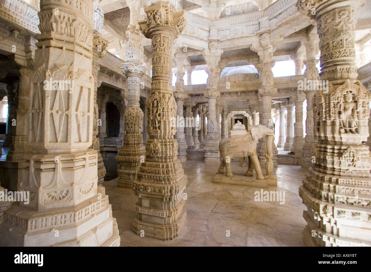Jain temple Rajasthan, India Stock Photo - Alamy