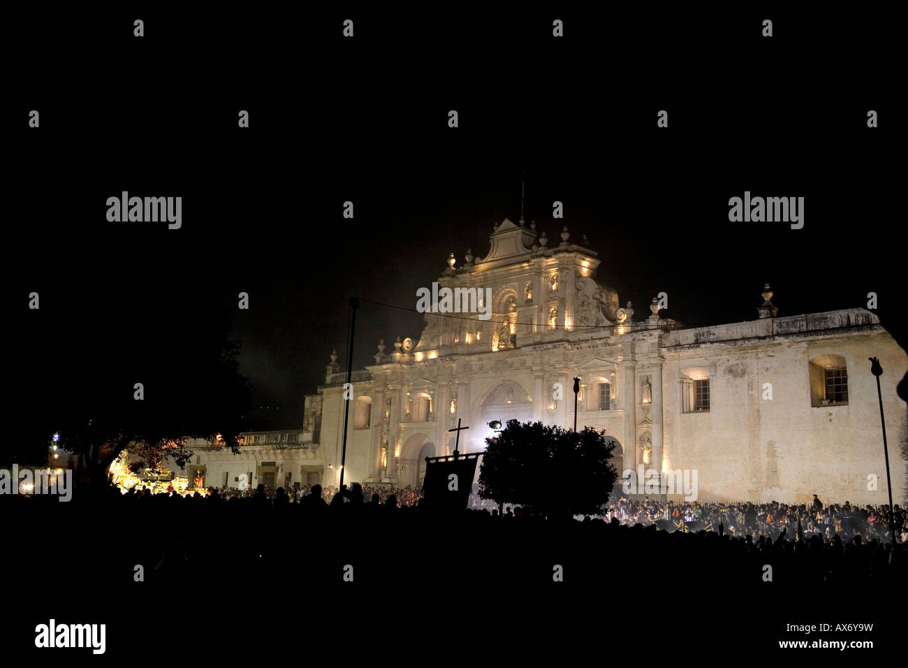 Celebration of Easter week or Semana Santa in Antigua Guatemala Stock ...