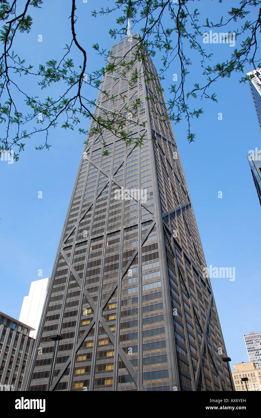 The John Hancock Building in Chicago Stock Photo - Alamy