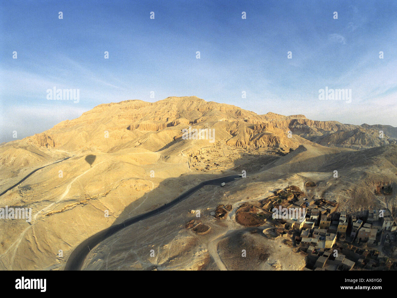 Aerial view village egyptian hi-res stock photography and images - Alamy