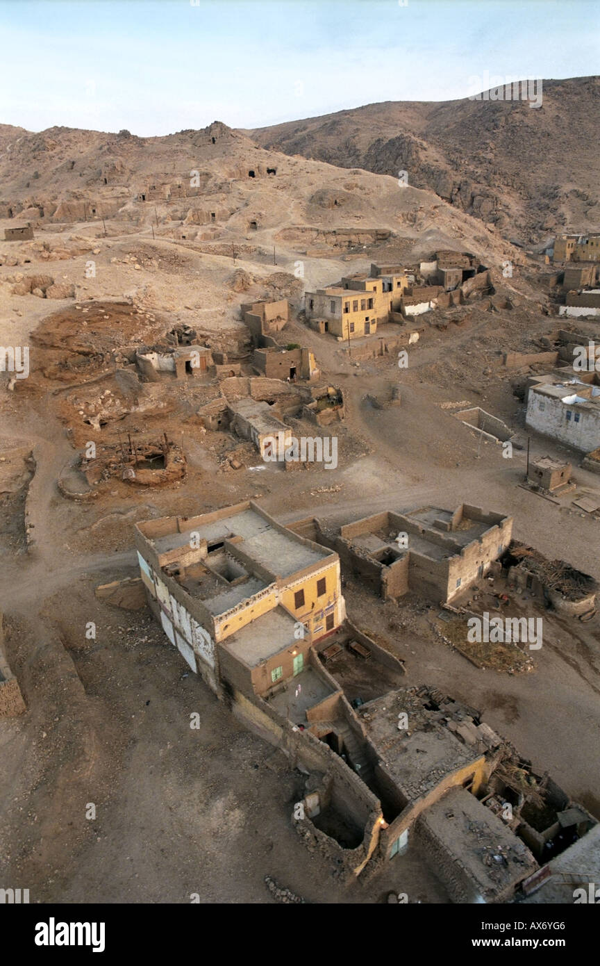 Aerial view village egyptian hi-res stock photography and images - Alamy