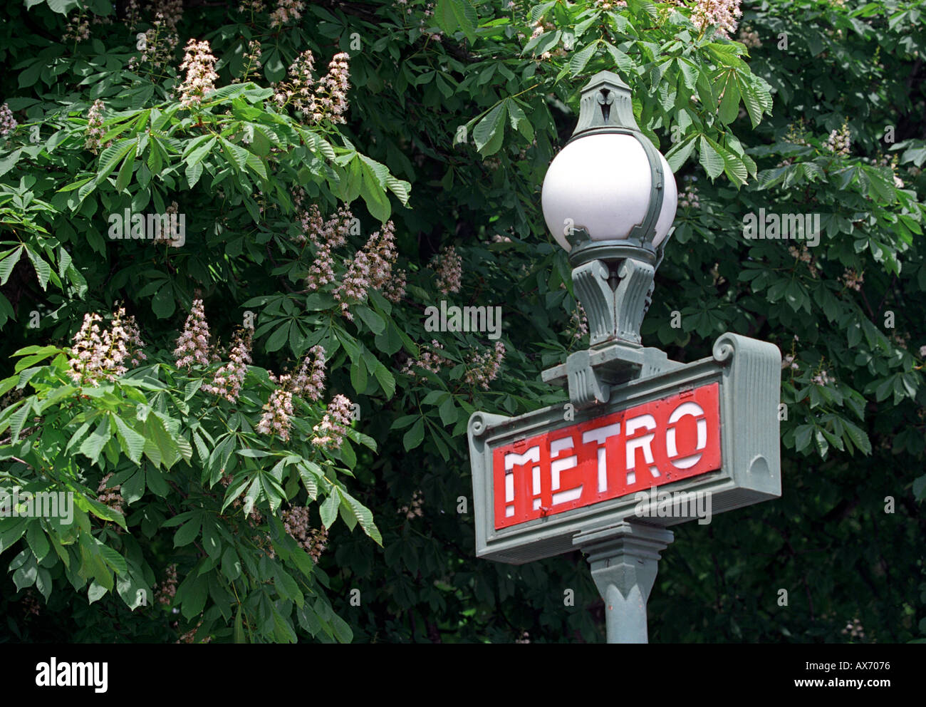 Parisian Metro Sign Paris France Stock Photo - Alamy