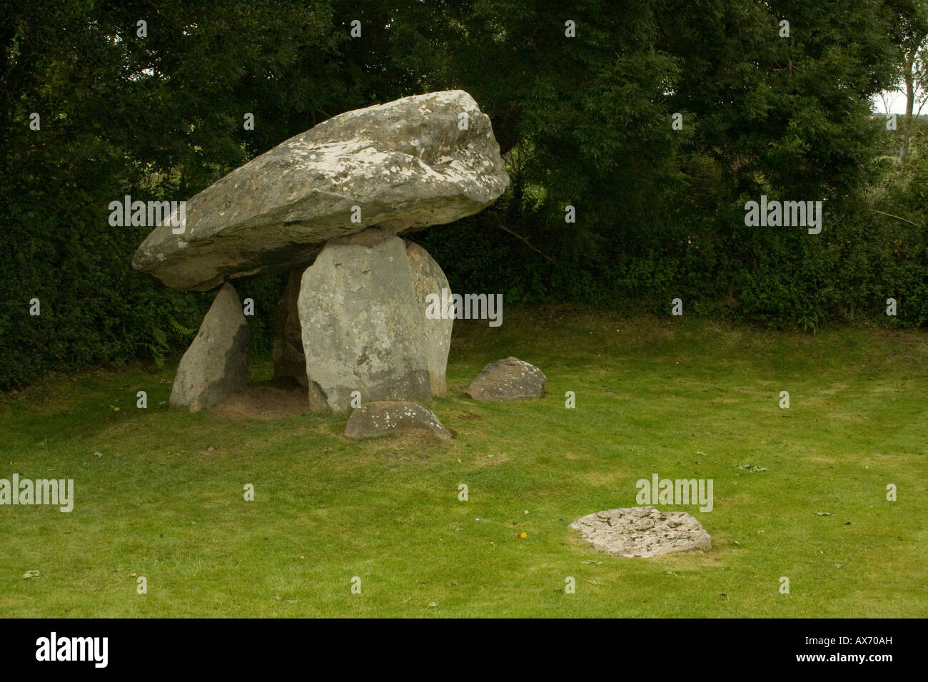 Carreg Coetan Arthur Burial chamber (Dolmen) in Newport Pembrokeshire ...