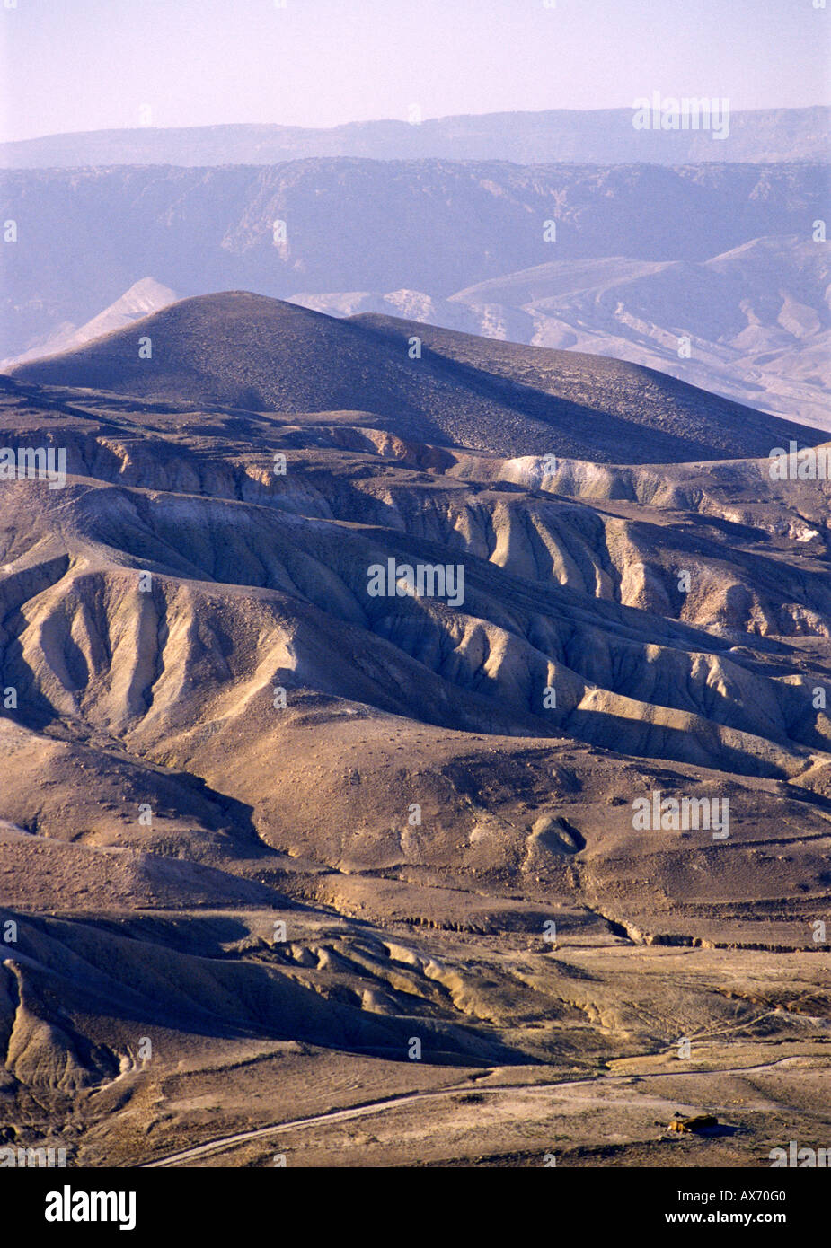 Barren landscape, south of Amman, Jordan Stock Photo - Alamy