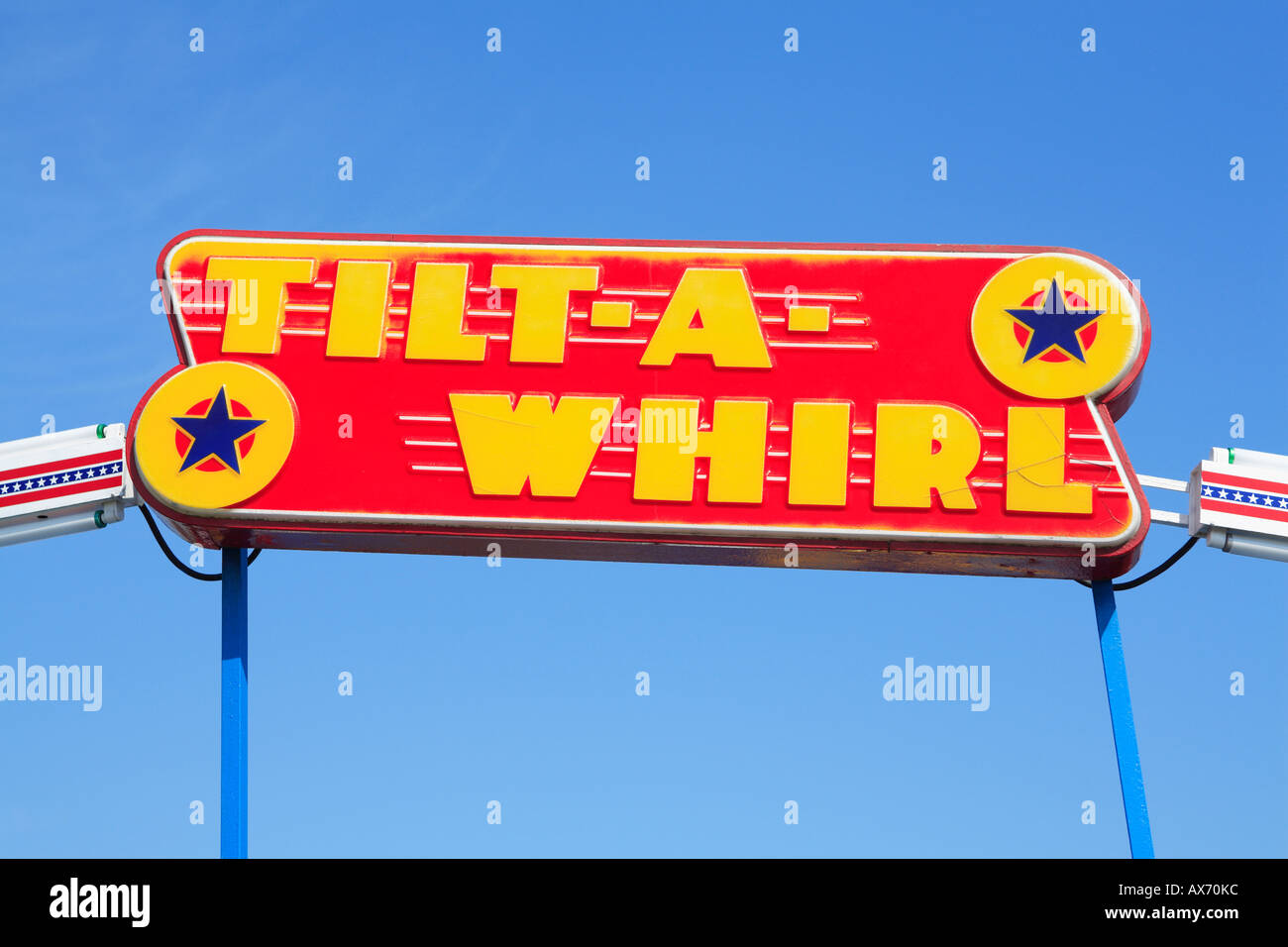 Sign for Tilt A Whirl Ride Astroland Amusement Park Coney Island ...