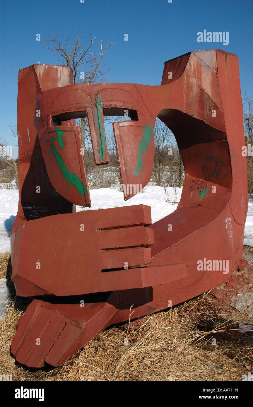 Large iron sculpture Stock Photo - Alamy
