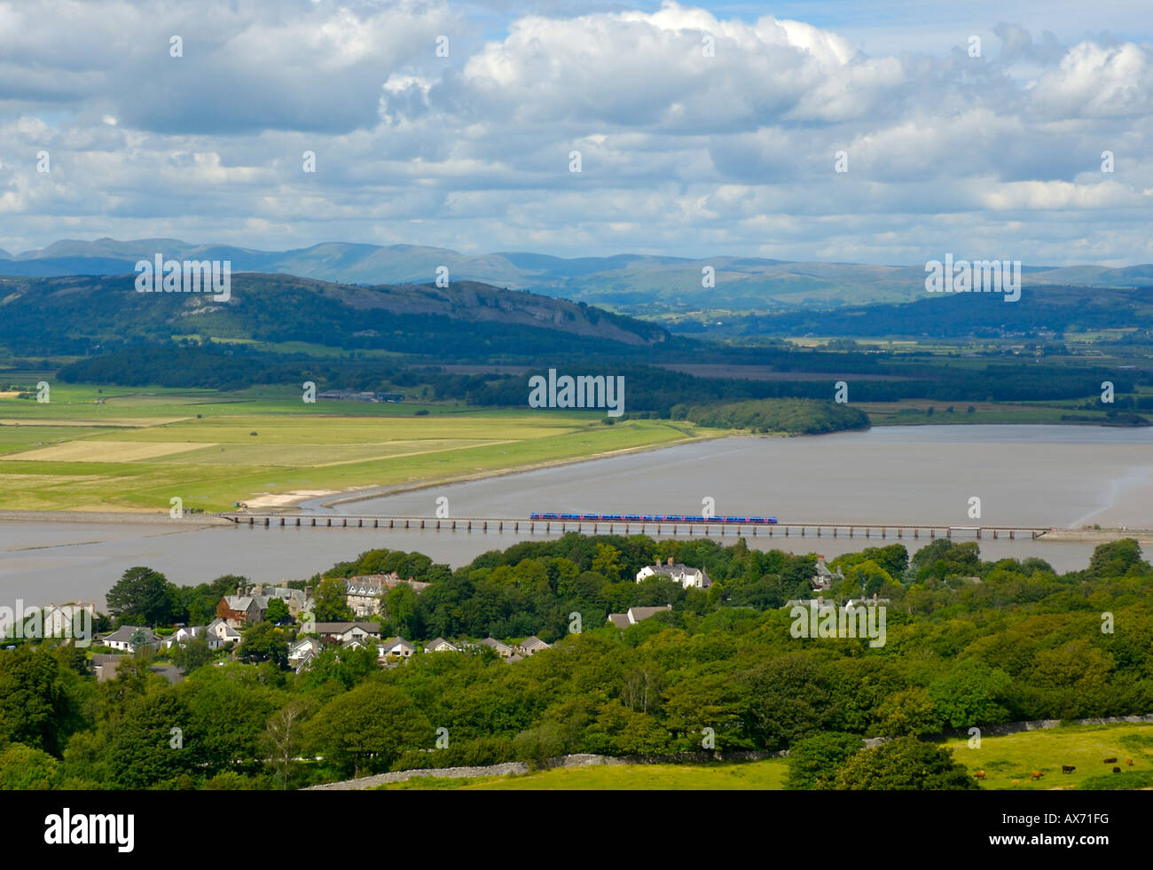 Railway viaduct from arnside knott hi-res stock photography and images ...