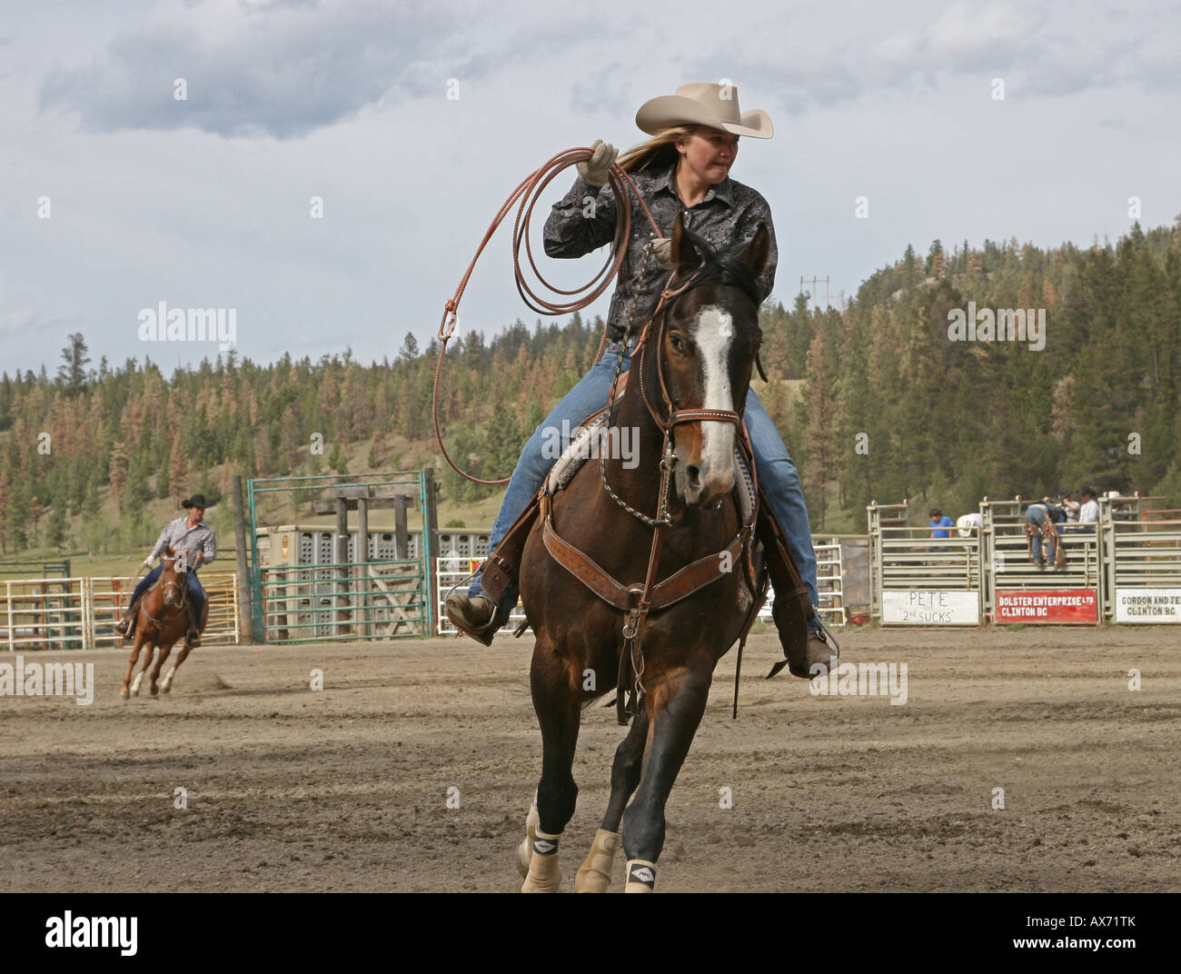 Cowgirl lariat hi-res stock photography and images - Alamy
