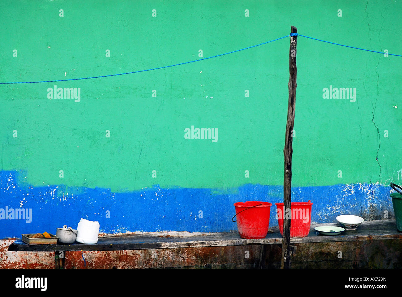 Colorful wall in the san blas islands hi-res stock photography and ...