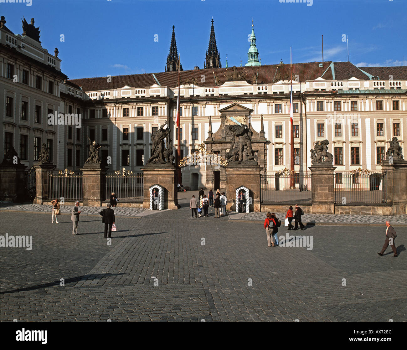 The Matthias Gate at Prague Castle Stock Photo - Alamy