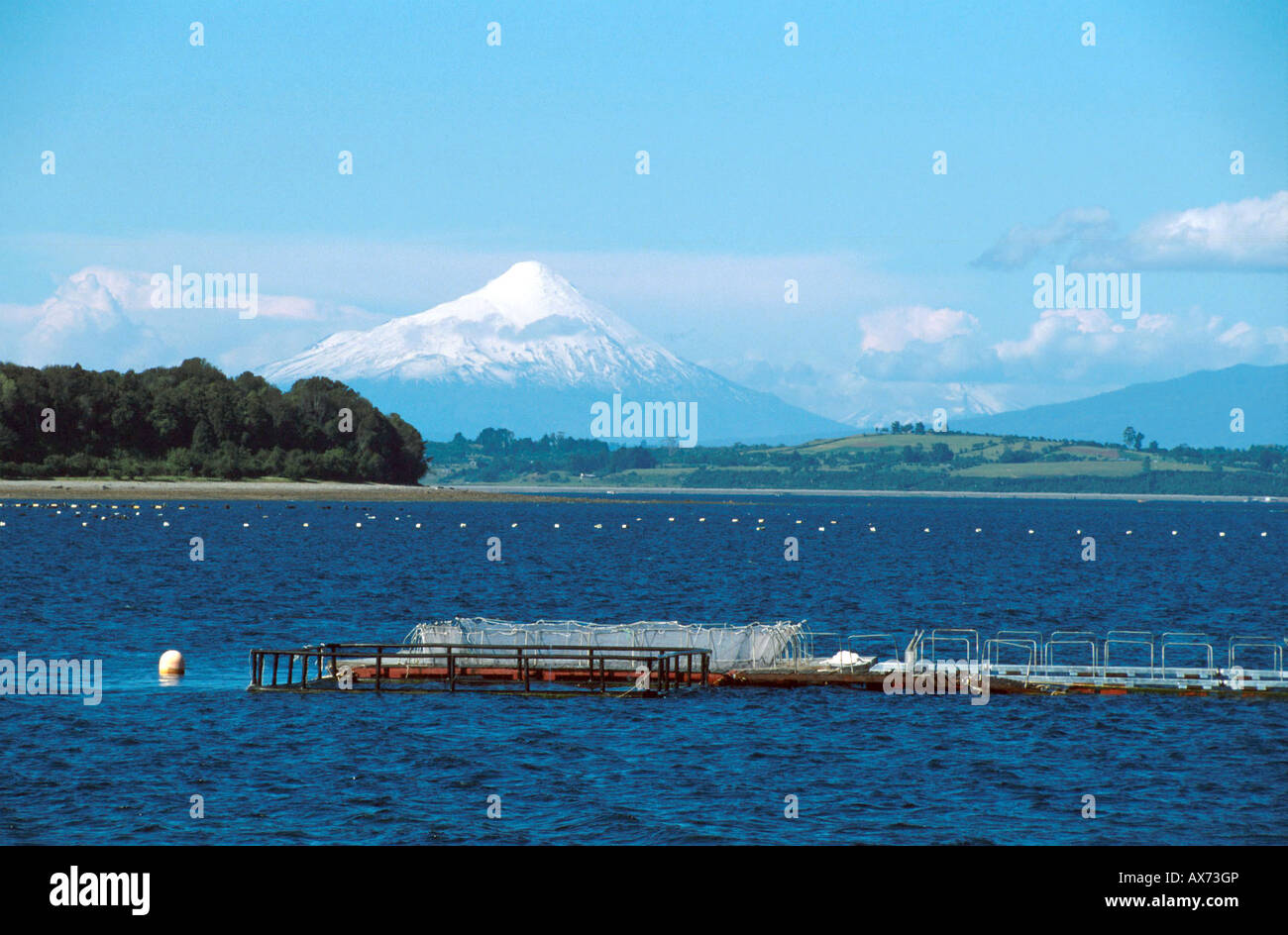 Chile fish farms hi-res stock photography and images - Alamy